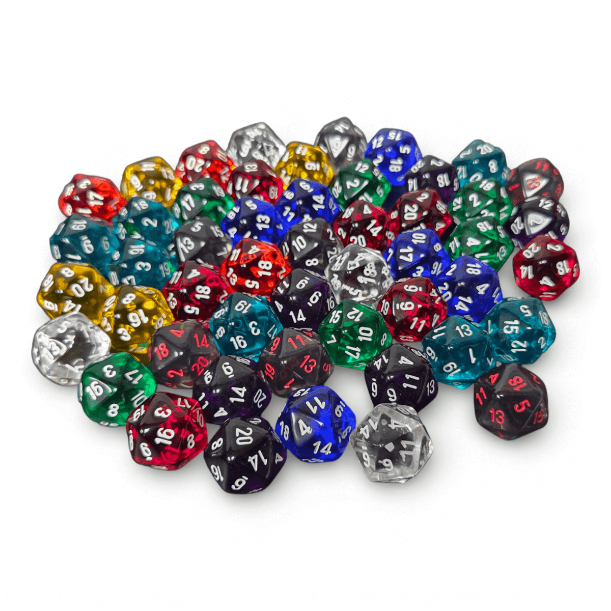 Chessex Translucent D20 Dice [Various Colors] – Trademark Cards ...