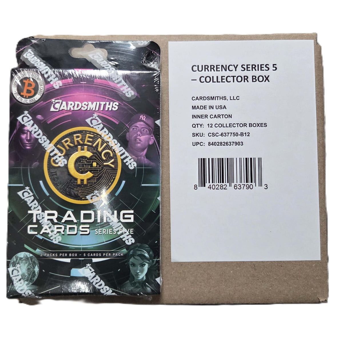 Currency Trading Cards Series 5 Collector 12-Box Inner Case (Cardsmith ...