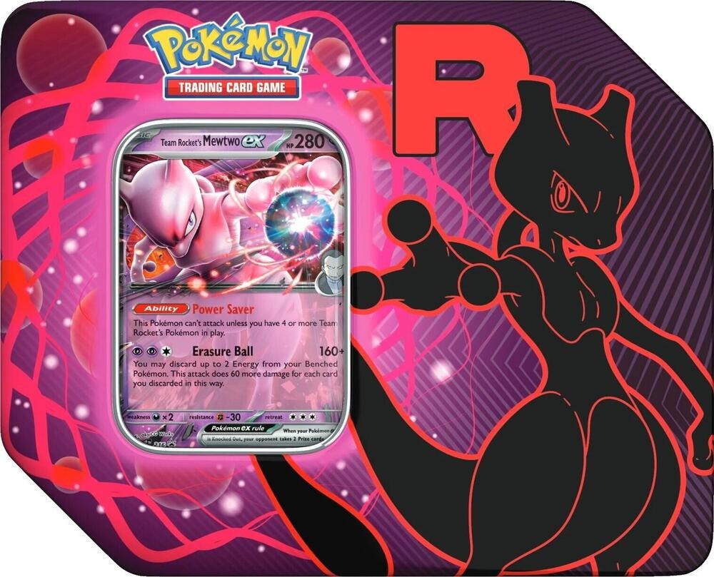 Pokemon TCG: Destined Rivals Team Rocket Tin (Various) – Trademark ...
